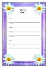 Spring Menu Planners | Heavenly Homemakers