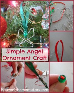 Make a Simple Homemade Christmas Angel Ornament | Heavenly Homemakers