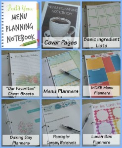 Build Your Menu Planning Notebook | Heavenly Homemakers