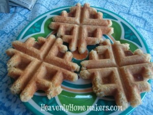 Make Cookies or Brownies in Your Waffle Iron! | Heavenly Homemakers