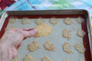 Simple Snack Recipe: Parmesan Crisps | Heavenly Homemakers