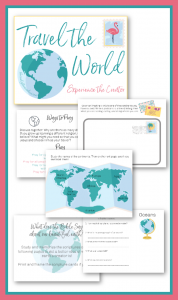 Travel the World, Experience the Creator Printable Packet | Heavenly ...