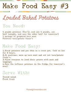 How to Make Food Easy! | Heavenly Homemakers