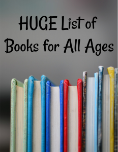HUGE List of Books for All Ages - Members Only | Heavenly Homemakers