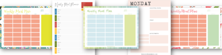 Tips and Tools to Make Menu Planning EASY | Heavenly Homemakers