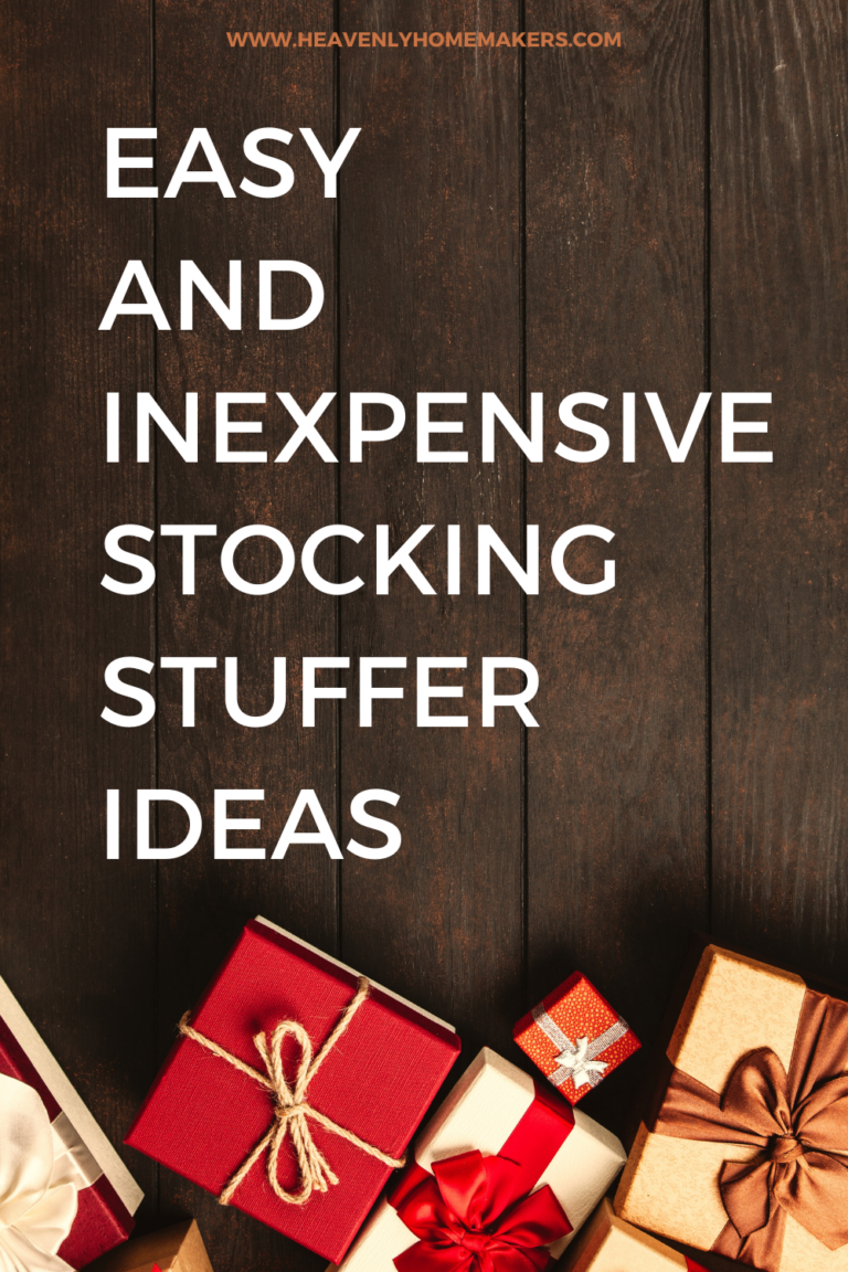 Easy and Inexpensive Stocking Stuffers | Heavenly Homemakers