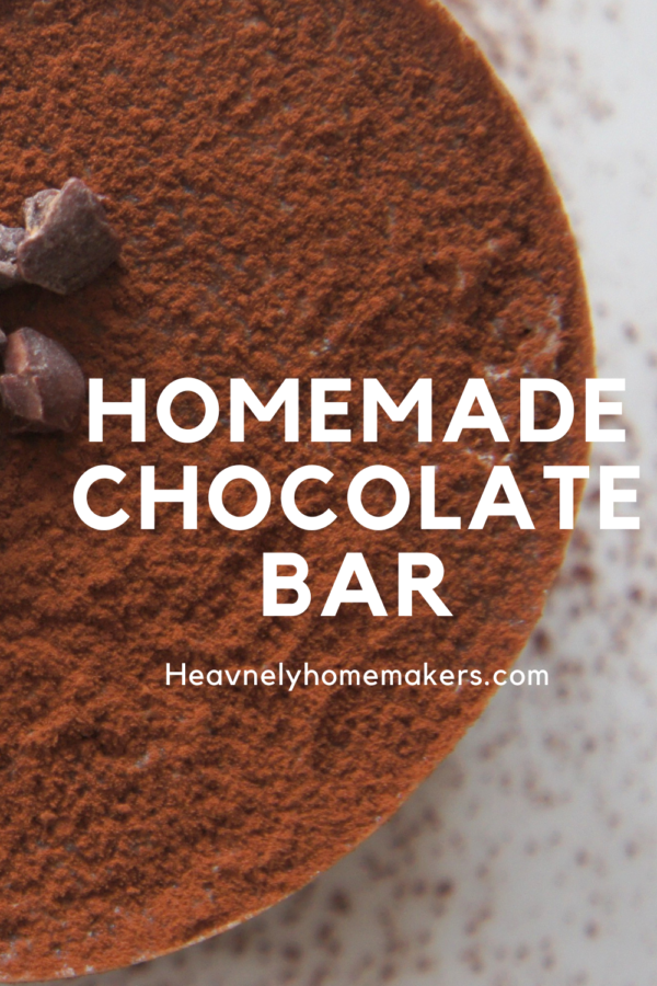 Homemade Chocolate Bar | Heavenly Homemakers