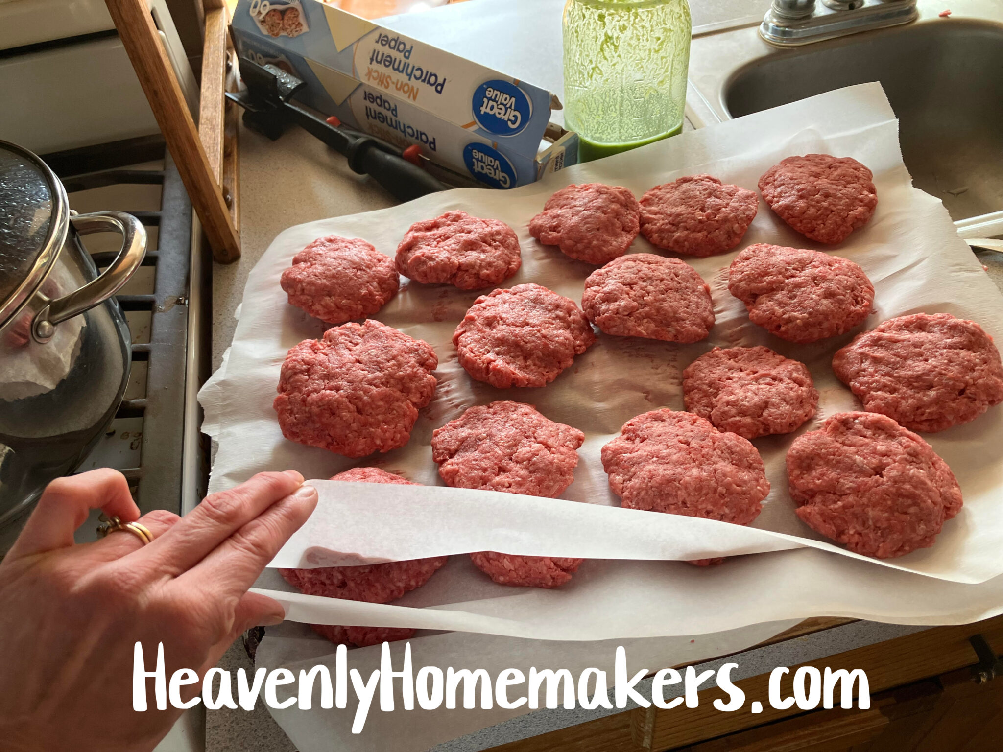 What I Did With 30-Pounds of Hamburger | Heavenly Homemakers
